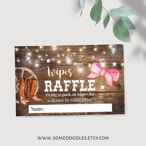 Wipes Raffle Tickets and Sign, Printable Files, Instant Download, Not ...