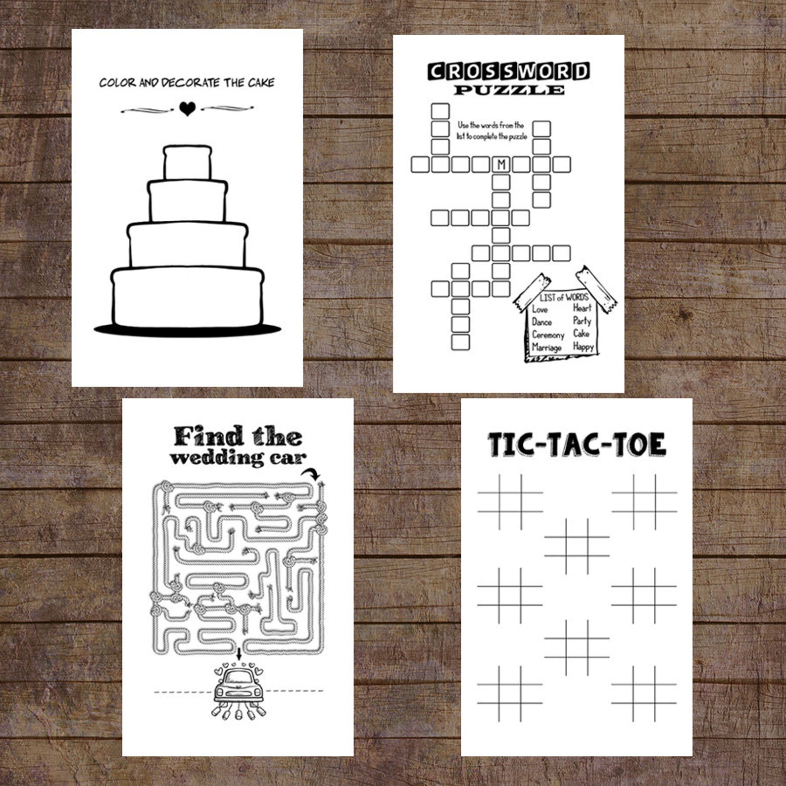 Coloring and Activity Book Bridal Shower Couples Shower - Etsy