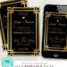 Virtual Dinner Party Invitation, Social Media, Editable Template, Edit ...