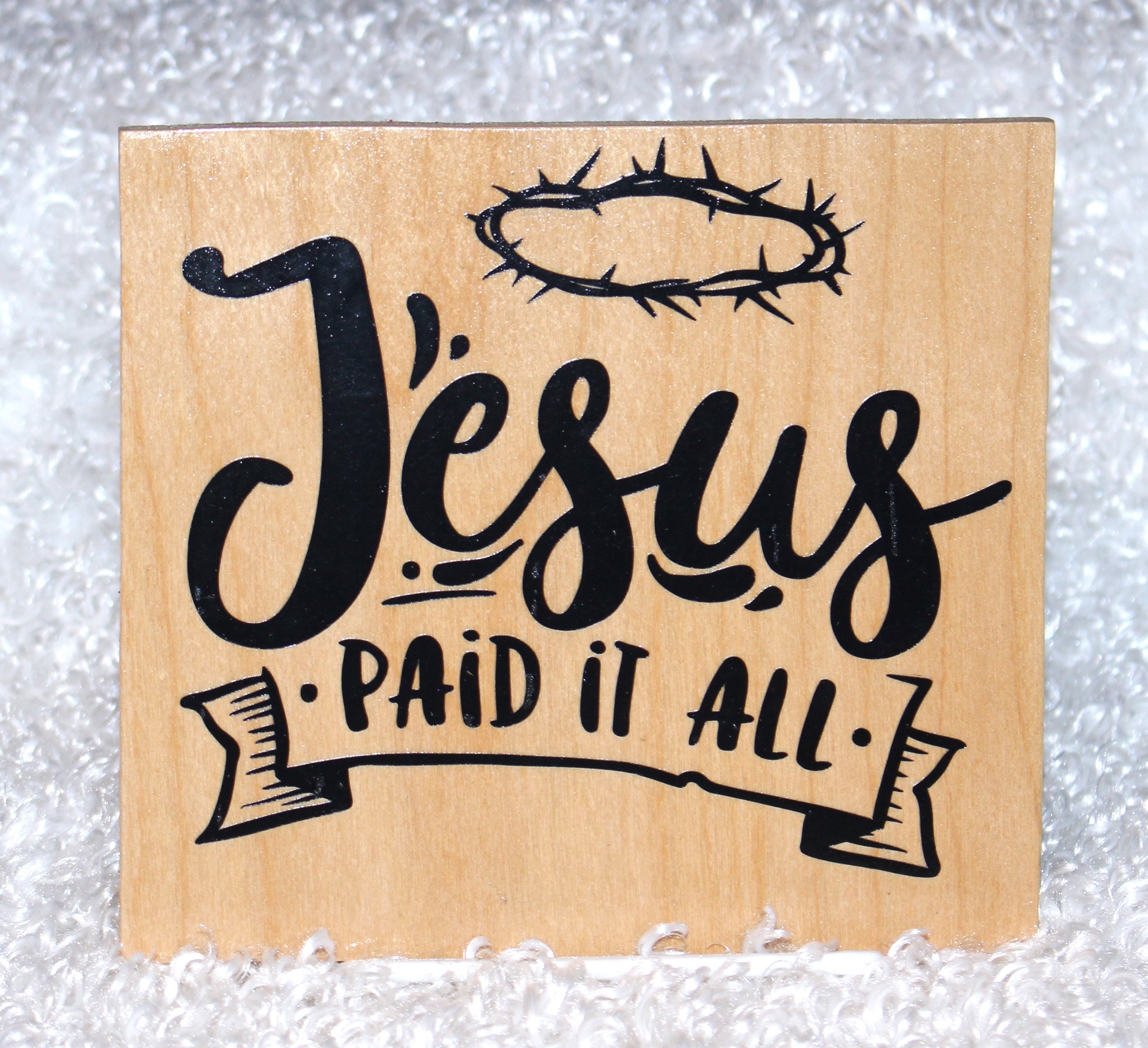 Handcrafted Decorative Wood Signs With Religious Sayings, Set of 4 - Etsy