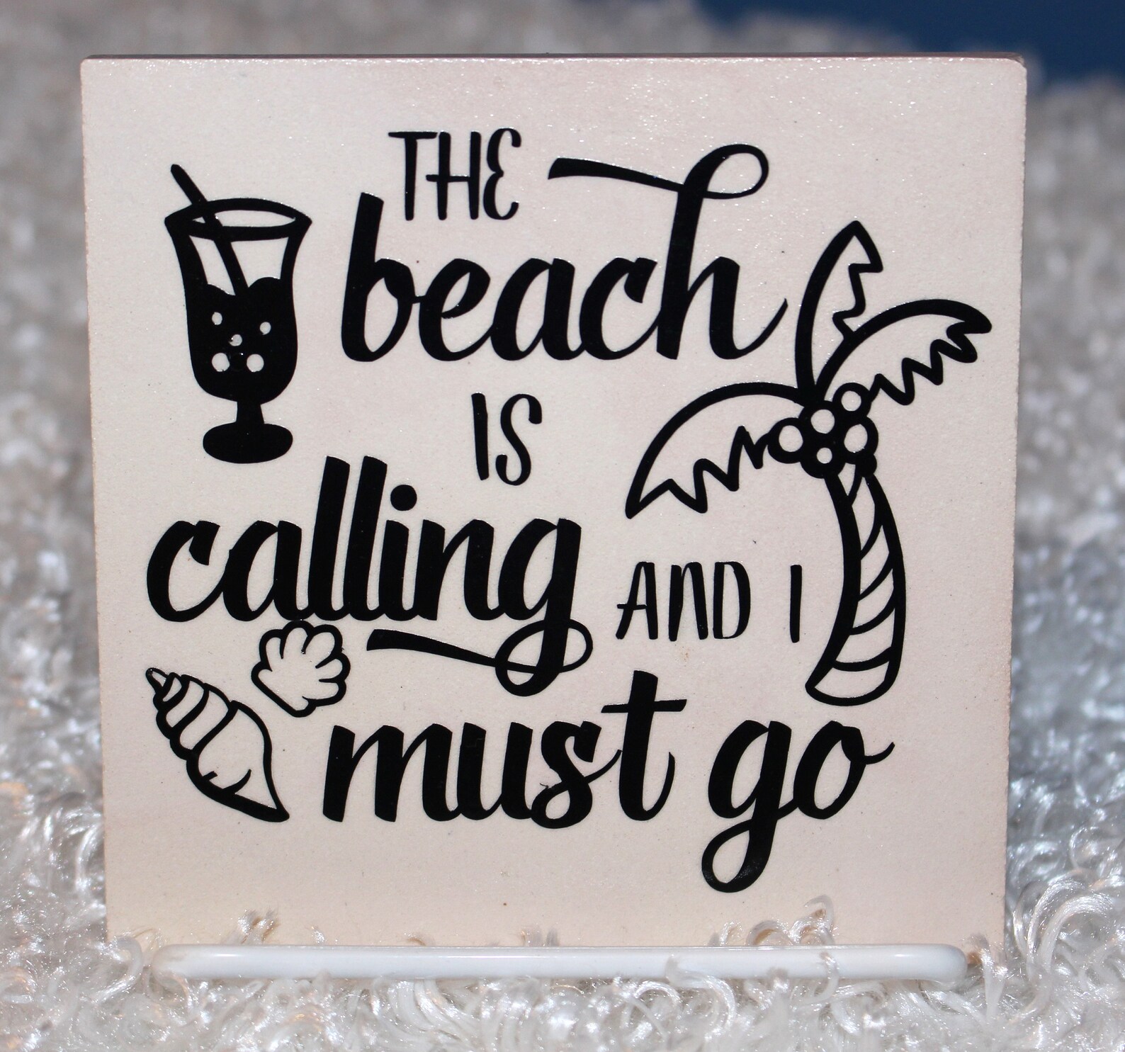 4 Handcrafted Decorative Ceramic Tiles With Different Sayings. Free ...