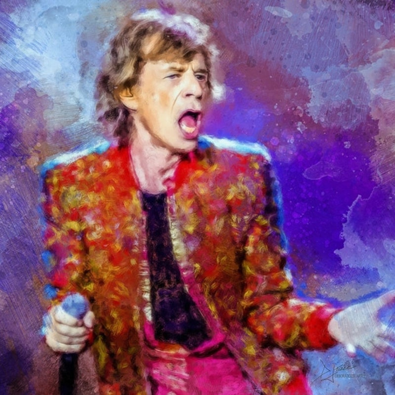 Mick Jagger Painting - Etsy