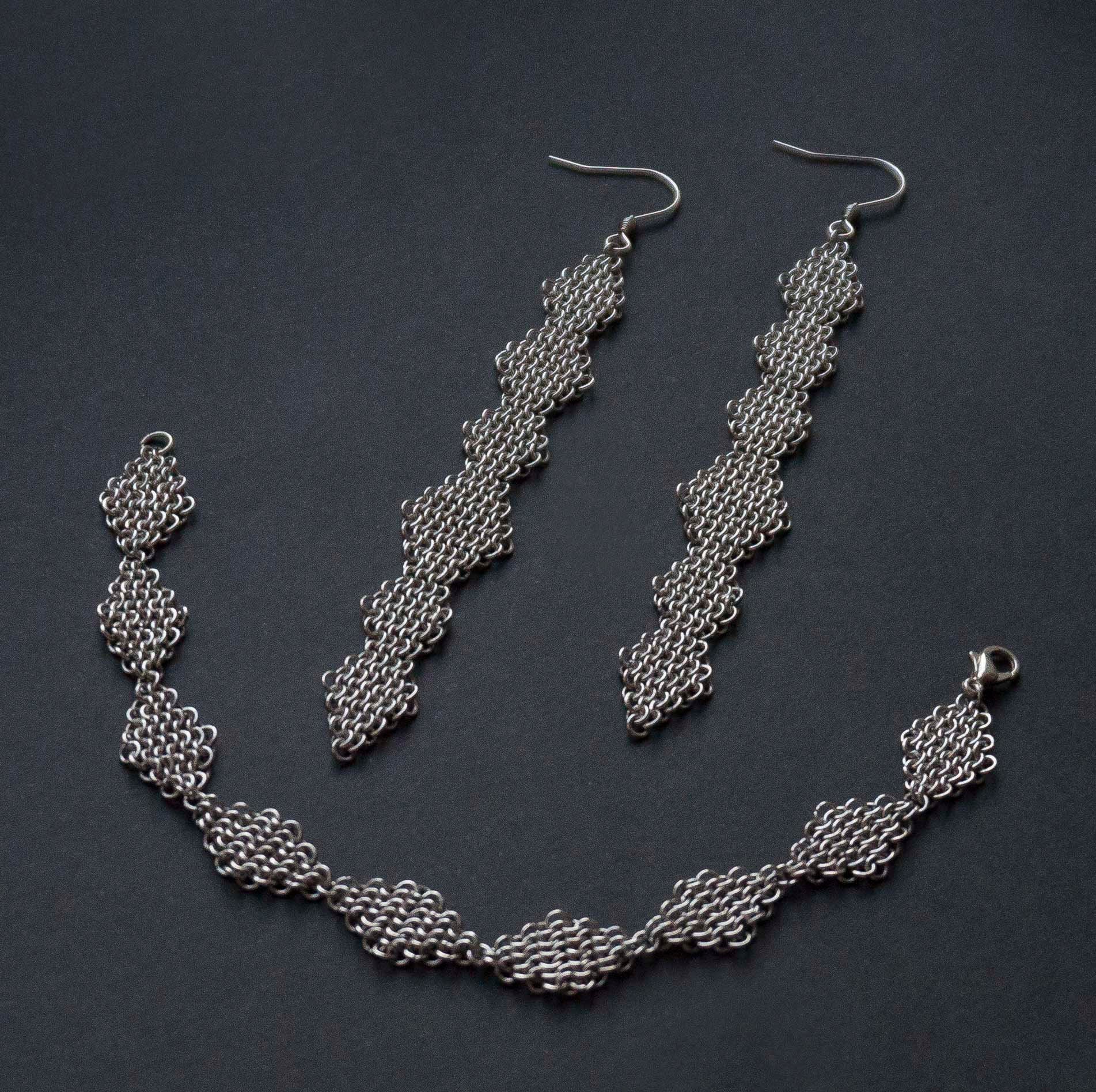 Steel Geometric Minimalist Jewelry Set Gift for Women Extra - Etsy UK