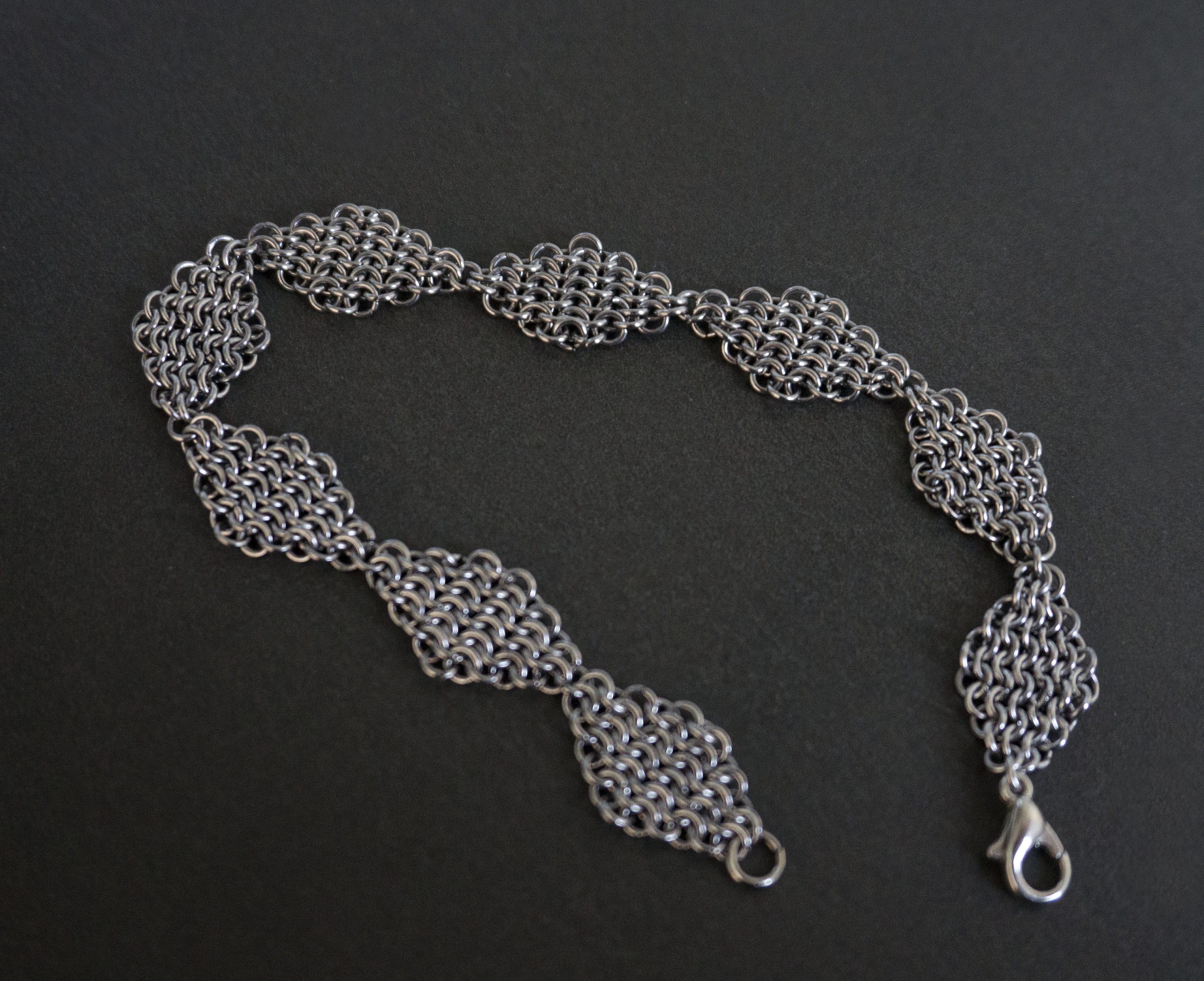 Silver Metal Geometric Bracelet Stainless Steel Geometric - Etsy UK