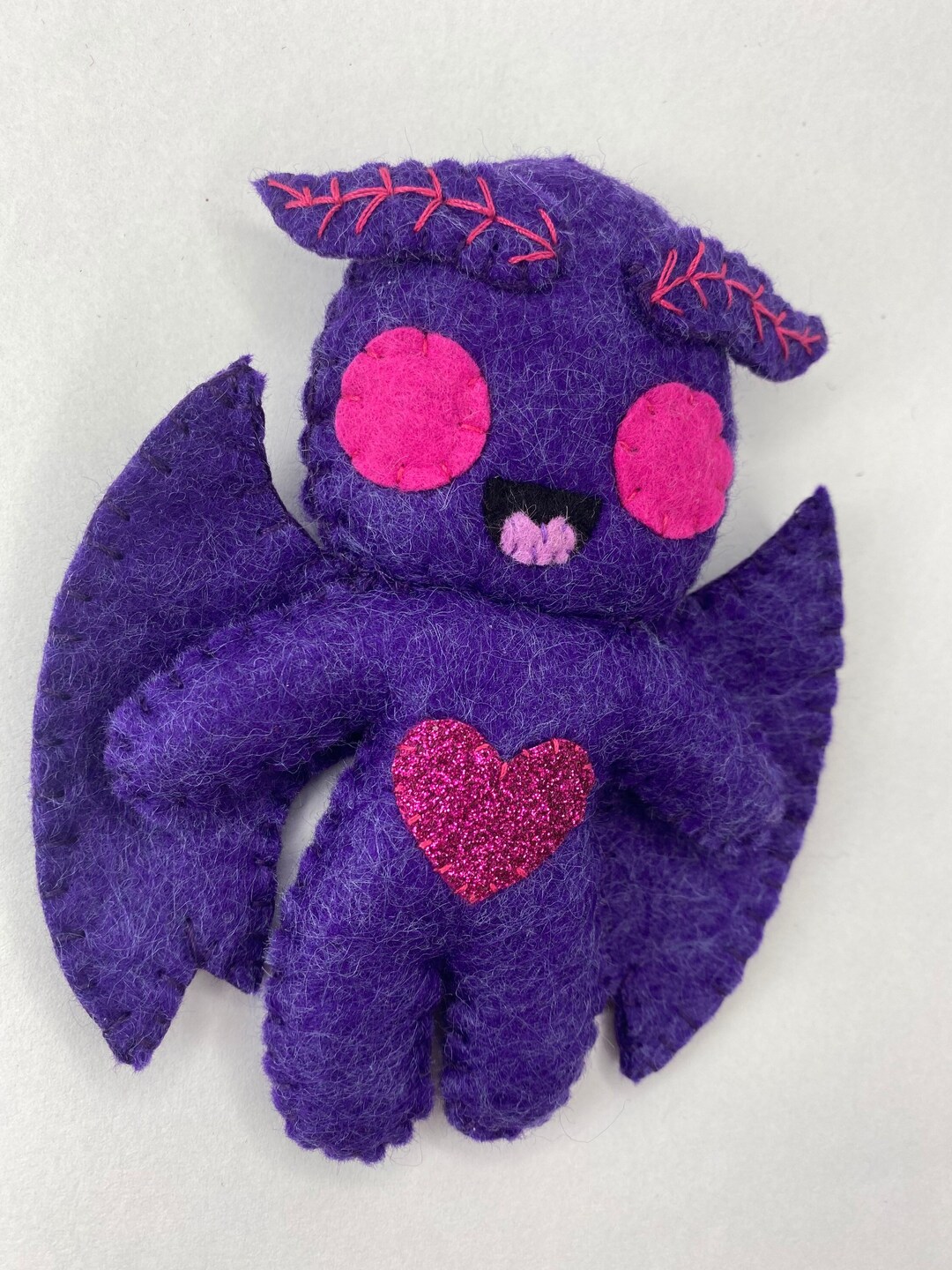 Mothman Felt Art Doll, Mini, Kawaii Plush, Valentine's Day Gift - Etsy