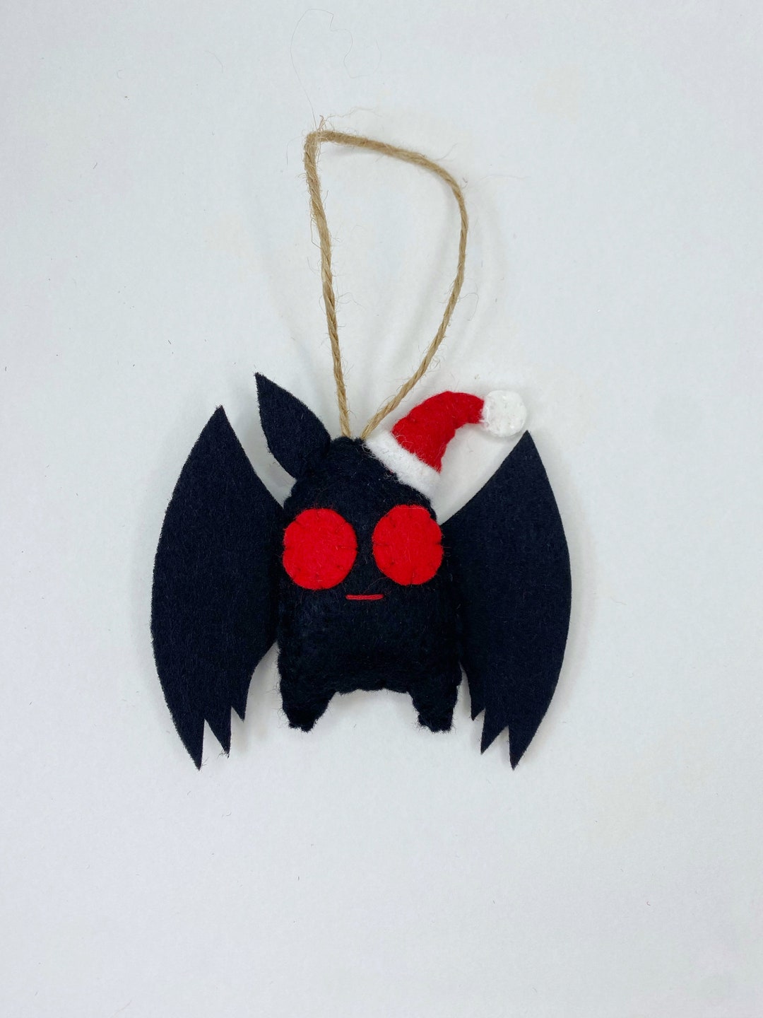 Made to Order, Mothman Santa Christmas Ornament, Cryptid, Cryptozoology ...