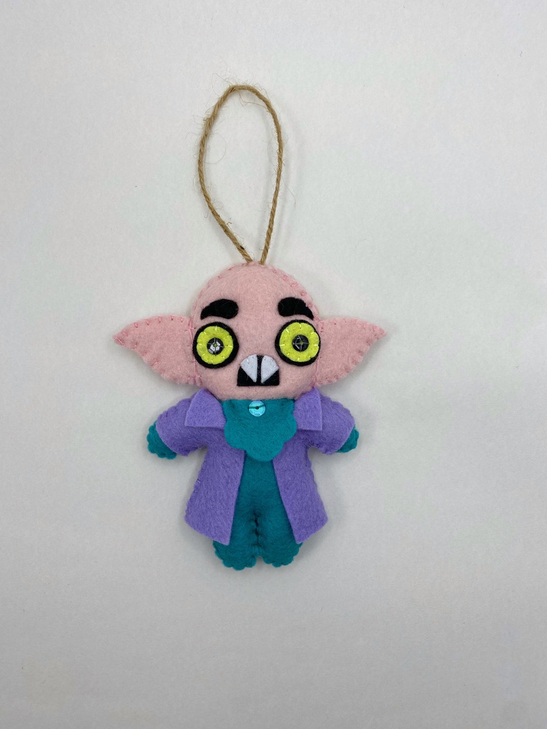 Pastel Vampire Felt Ornament,handmade Ornament, Pastel Goth Gift ...