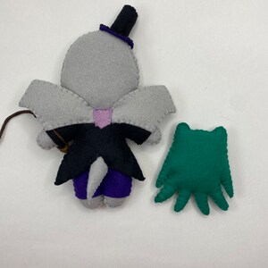 Ringleader Cthulhu Felt Art Doll, Circus Cthulhu Plush, Goth Room Decor ...
