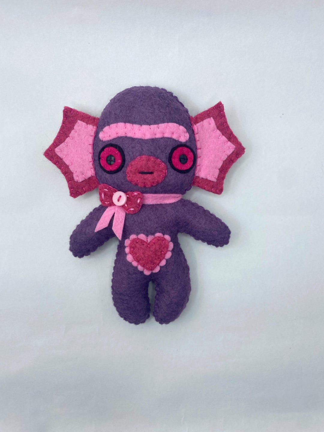 Valentines Day Lagoon Creature Felt Art Doll, Classic Monster Decor ...