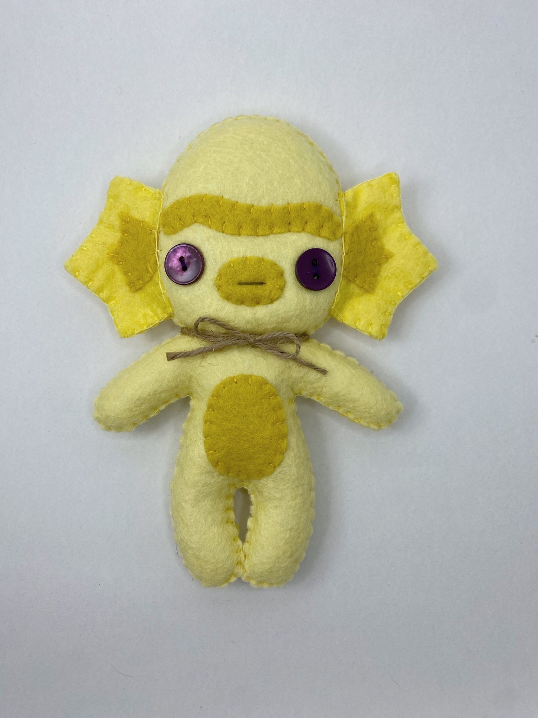 Lagoon Creature Felt Art Doll, Classic Monster Decor, Pastel Goth Art ...