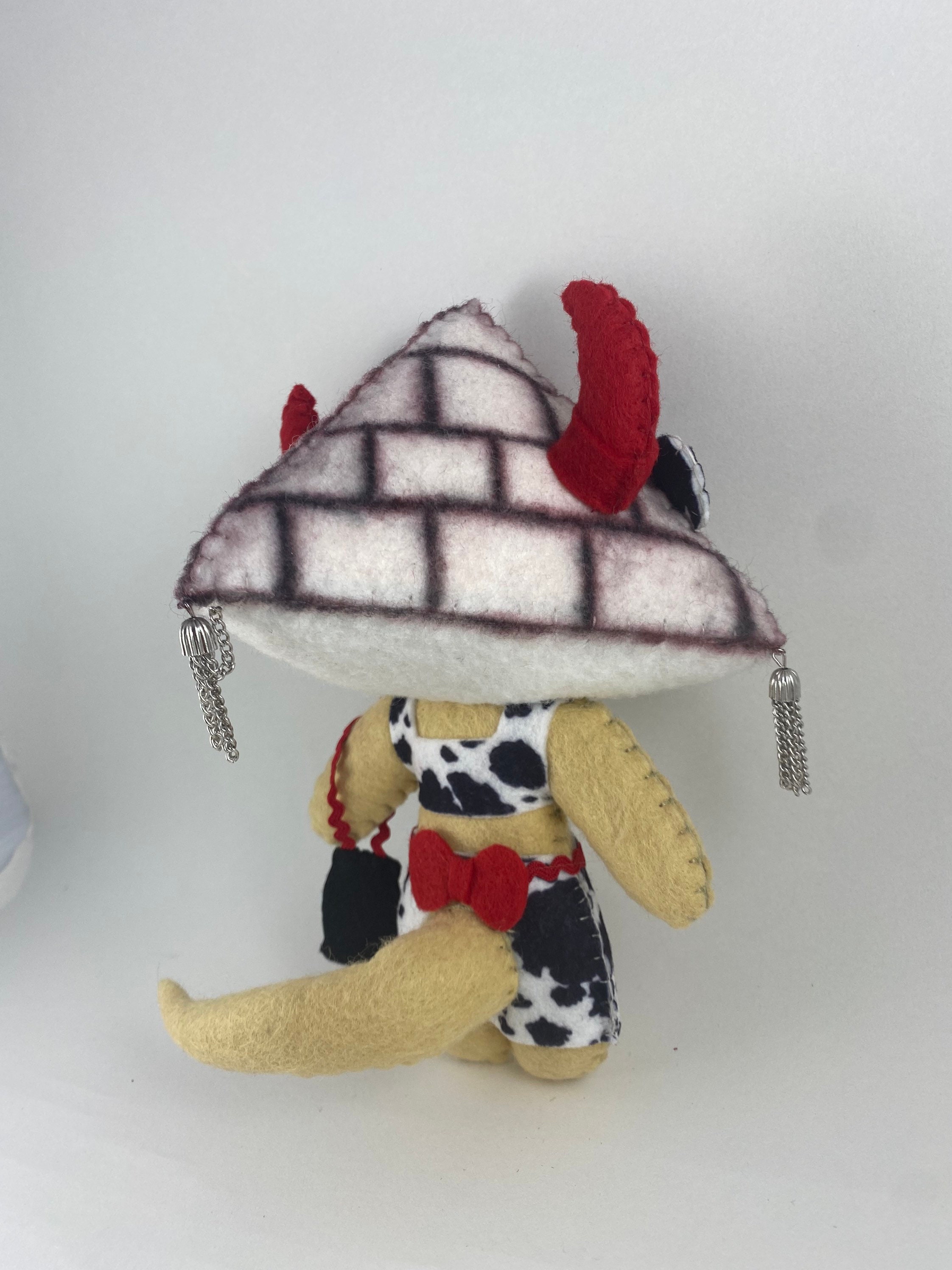 Horror Art Doll Pyramid Head Girl Weird Art Felt Art Doll | Etsy