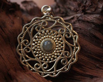 Mandala pendant | Etsy