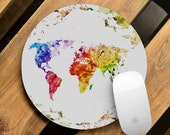 Mouse Pad Pretty Mousepad Round Office Desk Pad Mousepad - Etsy