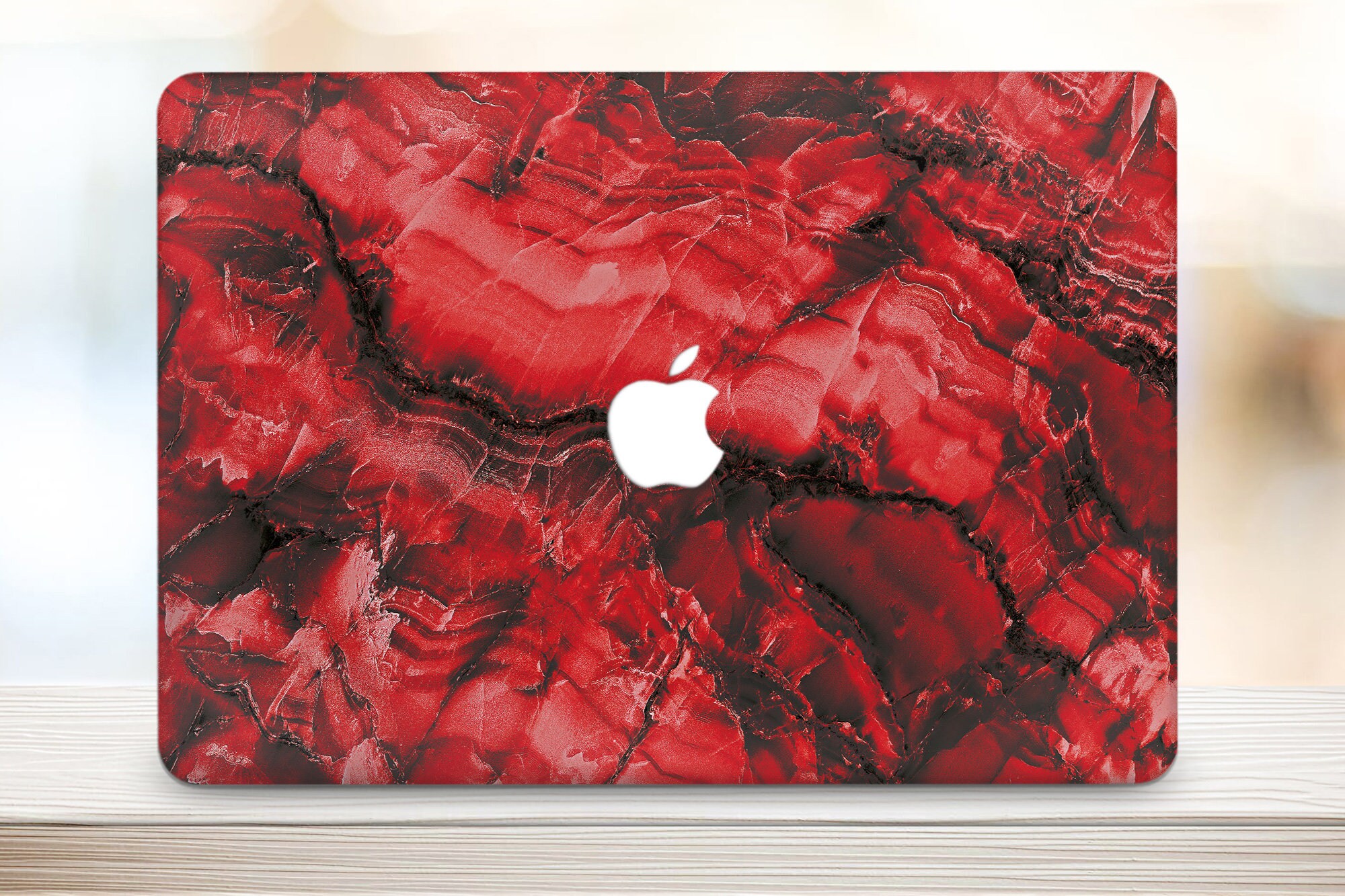 Red Marble Macbook Pro 15 Case Ruby Stone Mac Pro 13 Cover - Etsy
