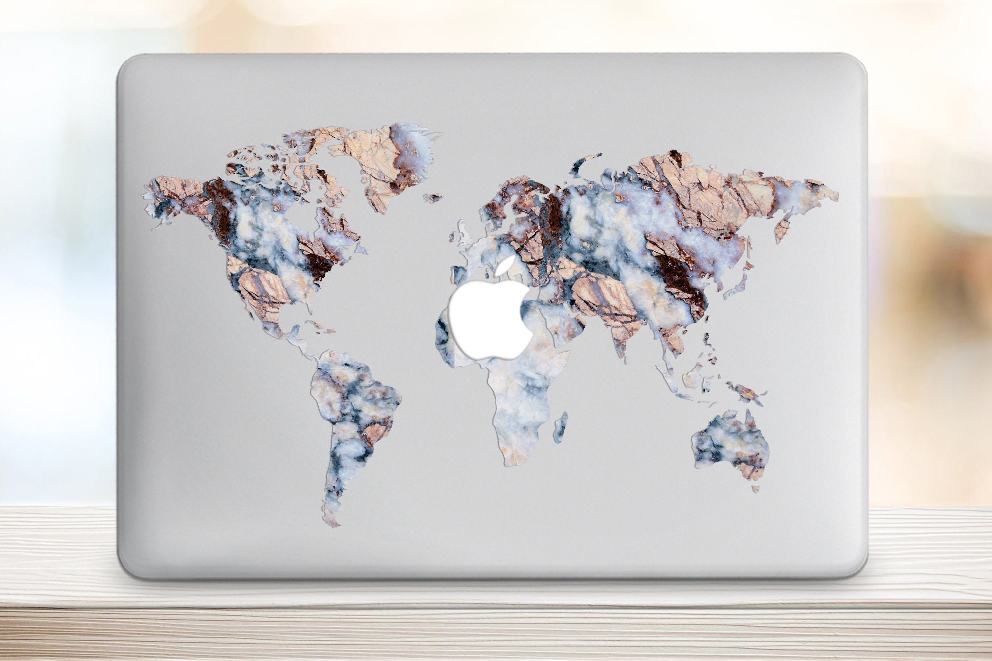 Marble Map Cover Macbook Air Hard Case Macbook Pro 15 Cover - Etsy