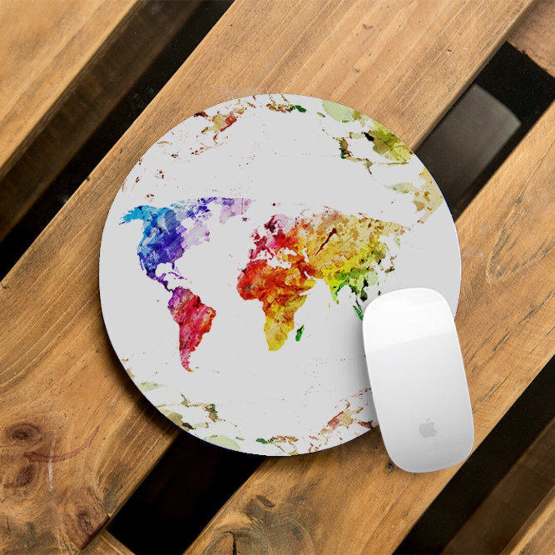 Mouse Pad Pretty Mousepad Round Office Desk Pad Mousepad - Etsy