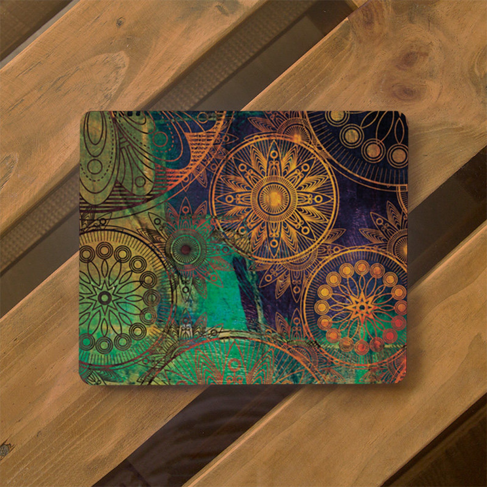 Mandala Boho Mouse Pad Accessories Mousepad Office Desk - Etsy