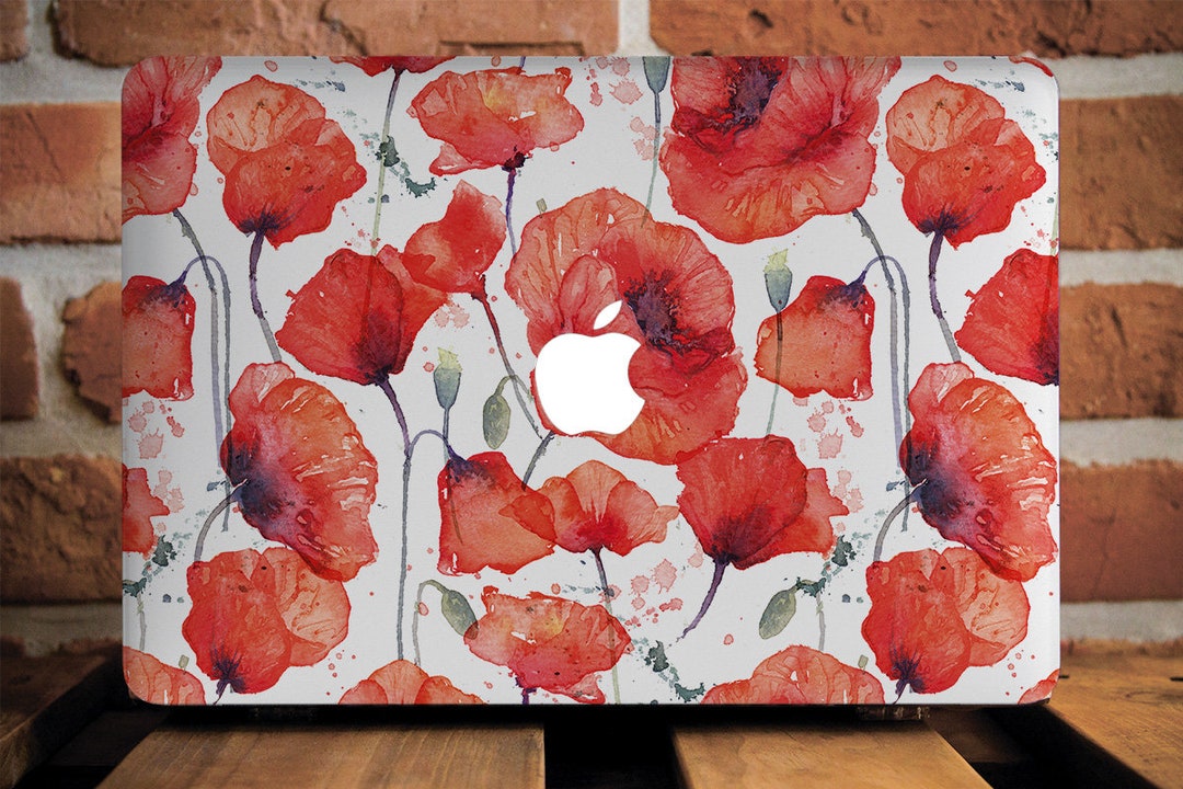 Poppy MacBook Pro 15 Case Flowers Mac Pro 13 Cover Laptop - Etsy