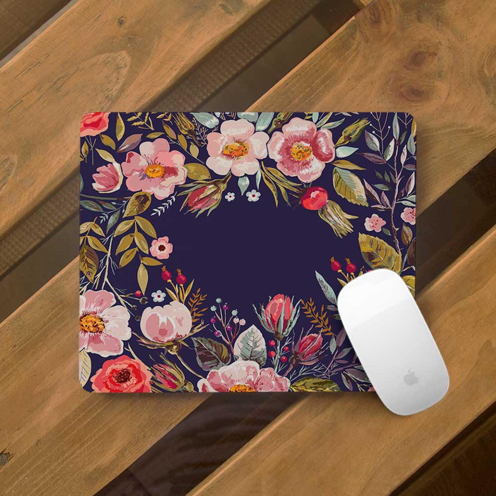 Mousepad Mouse Pad Floral Mouse Pad Round Mouse Pad Cute Mouse - Etsy