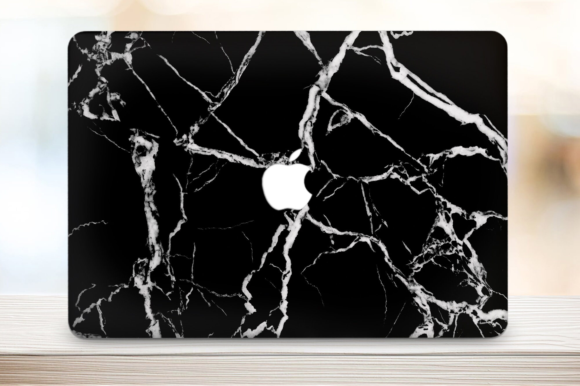 Black Marble Macbook Pro 13 Case MacBook Pro Cover MacBook Pro | Etsy
