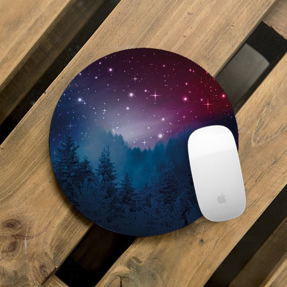 Nature Mouse Pad Forest Mousepad Rectangular Mousemat Round - Etsy