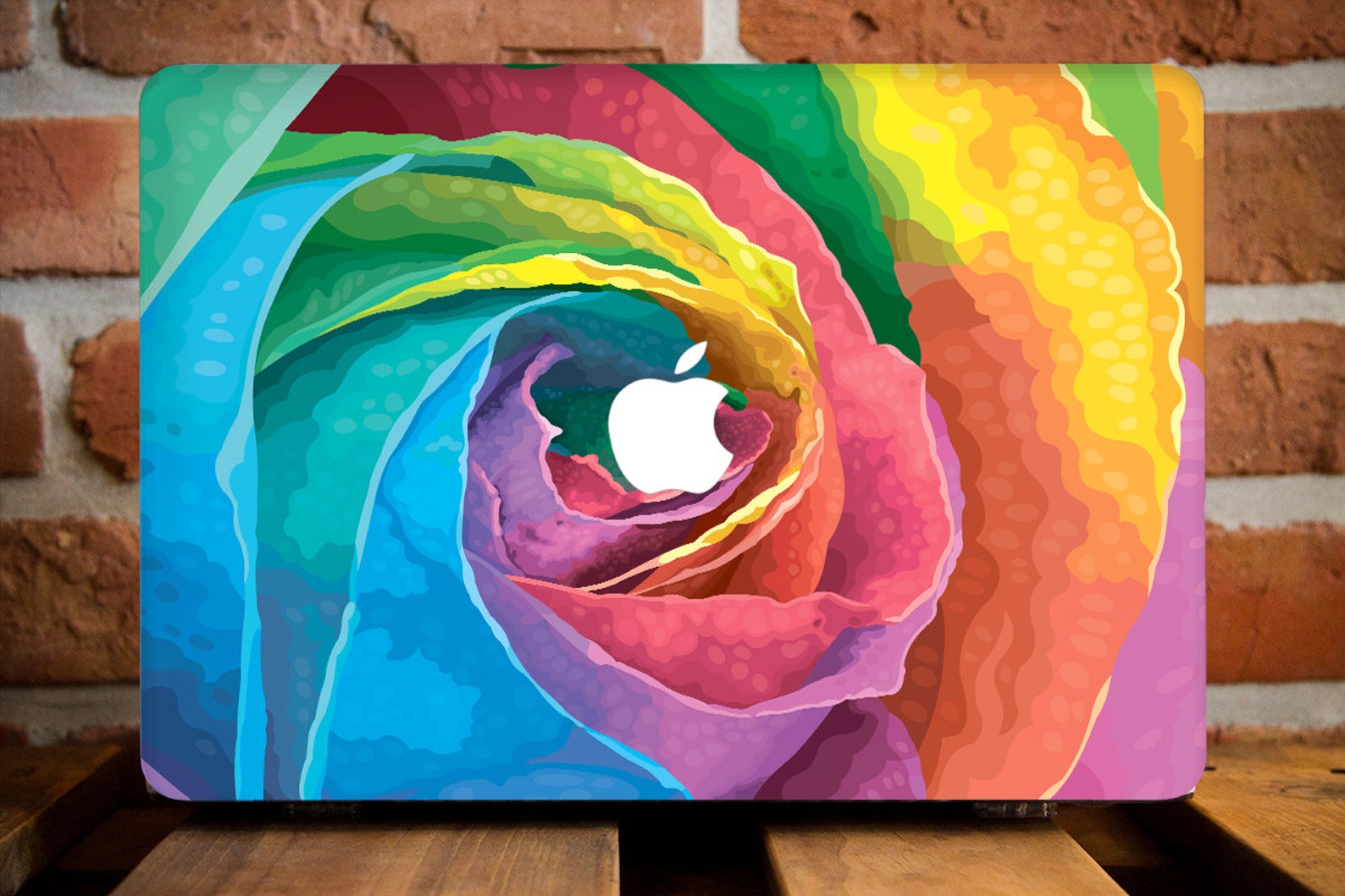 Colorful Macbook Pro 15 Case Rose Mac Pro 13 Cover Floral Mac | Etsy