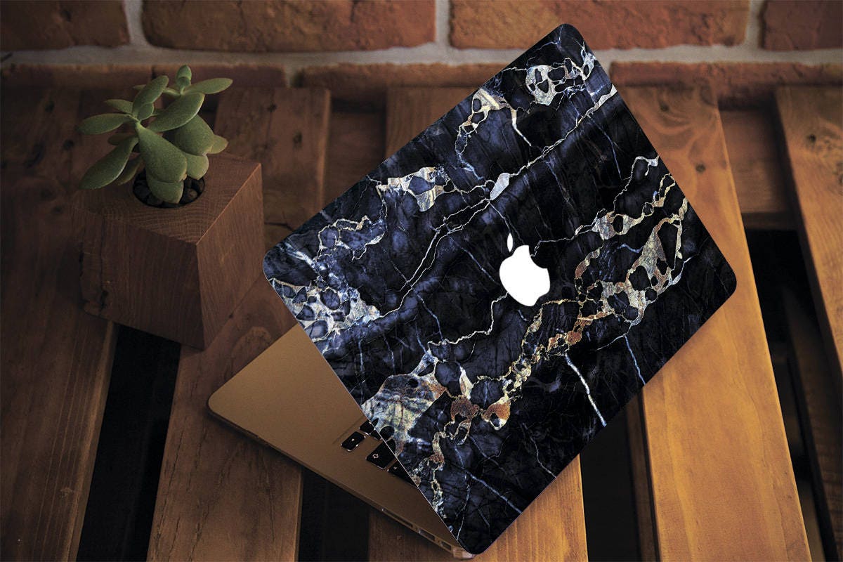 Black Marble Macbook Air Case Macbook Pro Case Macbook Pro - Etsy
