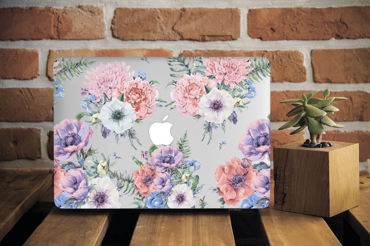 Floral Macbook Hard Case Macbook Air 13 Cover Macbook Pro 13 | Etsy