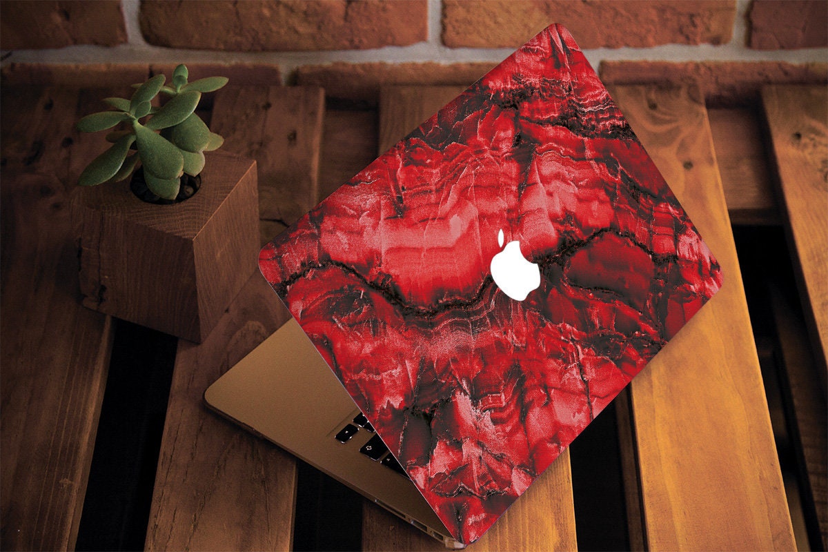 Red Marble Macbook Pro 15 Case Ruby Stone Mac Pro 13 Cover - Etsy