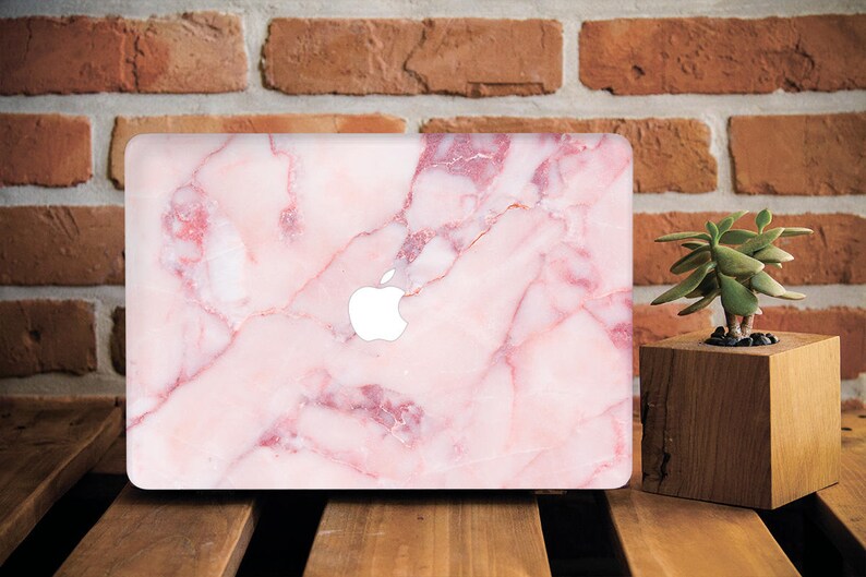 Pink Marble Macbook Air 13 Stone Cover Macbook Pro 15 Cover - Etsy