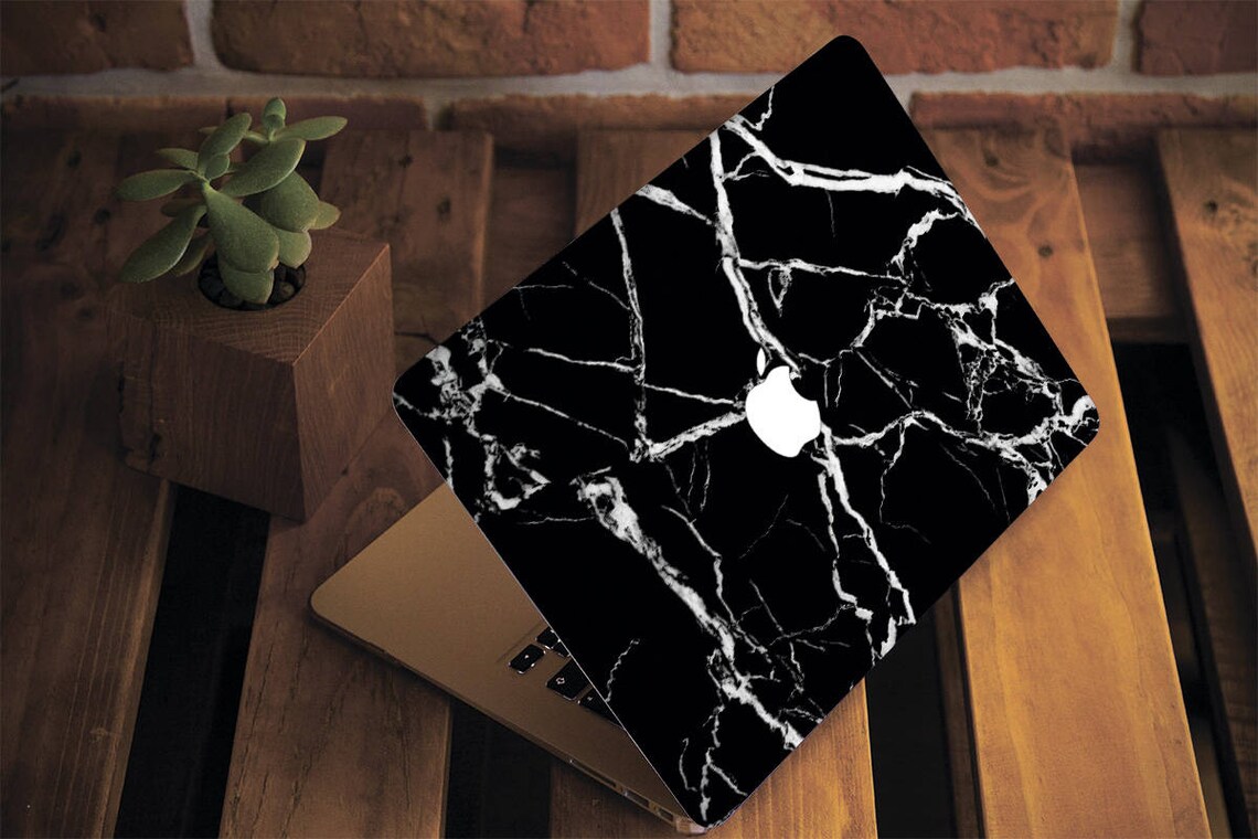 Black Marble Macbook Pro 13 Case Macbook Pro Cover Macbook Pro - Etsy