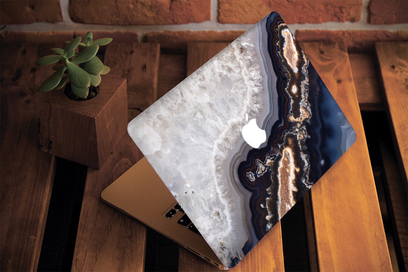 Crystals Macbook Pro 15 Case Marble MacBook Pro 13 Case Stone | Etsy