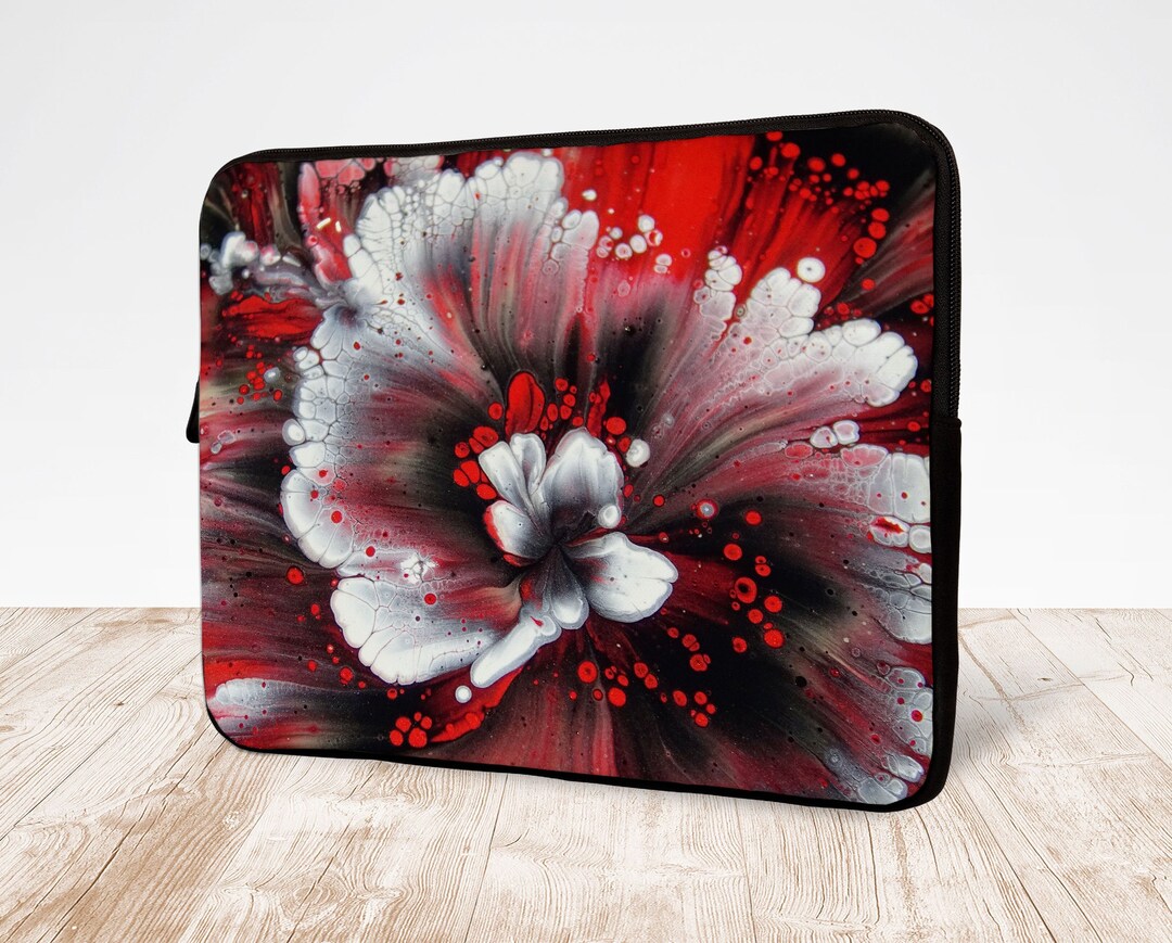 Abstract Laptop Sleeve 13 Inch Sleeve Case Flower Laptop - Etsy