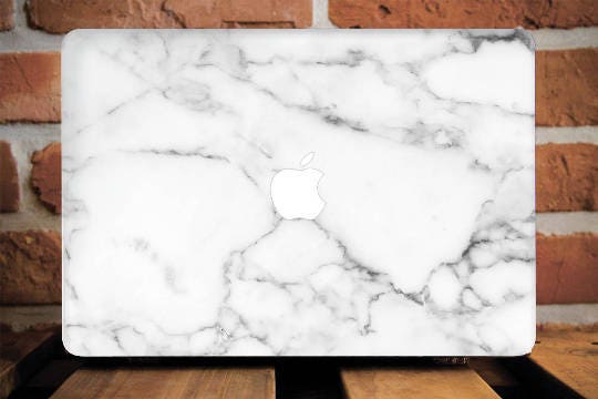 Unique White Marble Macbook Pro Case Macbook Case Macbook Air | Etsy