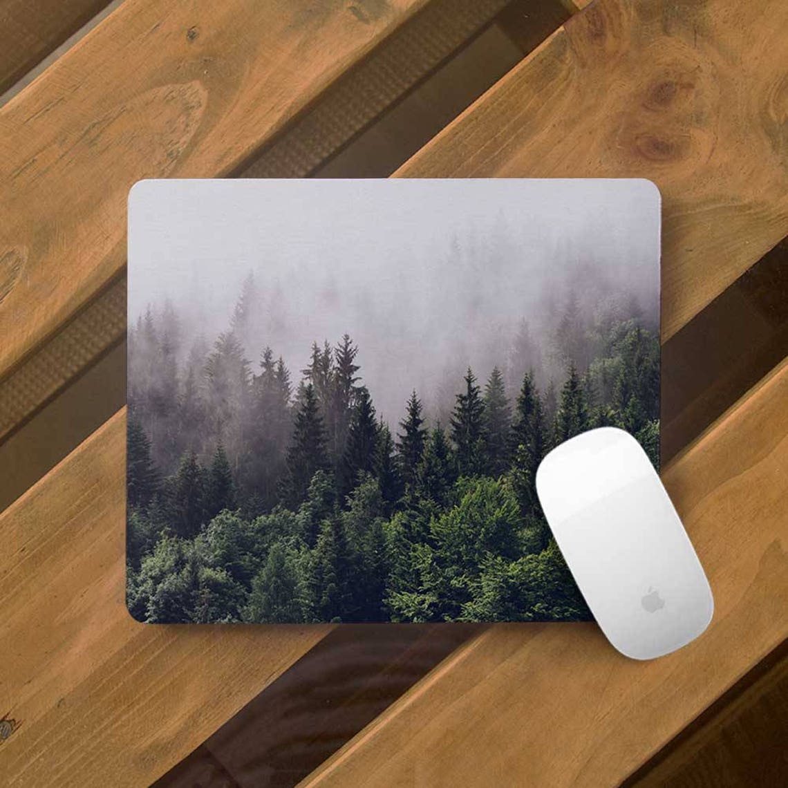 Nature Print Mouse Pad Rectangle Mousepad Mouse Pad Office - Etsy