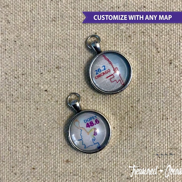 Map Charm - Etsy