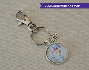 Marathon Keychain - Etsy
