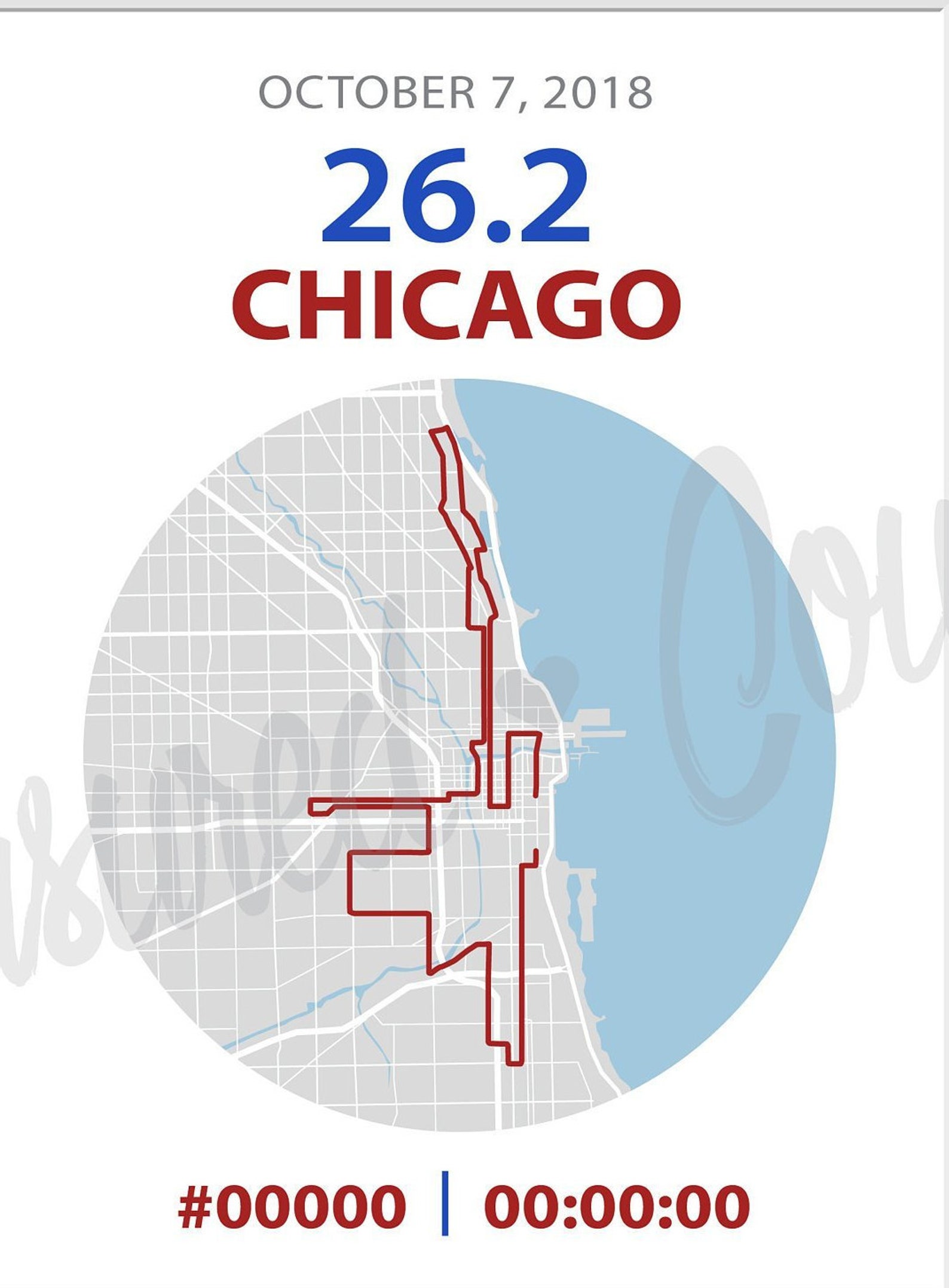 Classic Chicago 26.2 2022 and Past Route Available Digital - Etsy
