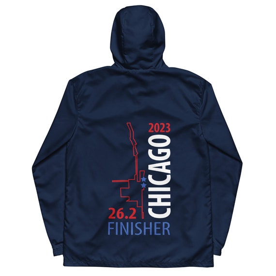 Chicago 2023 26.2 Finisher Unisex Windbreaker, Finisher on Chicago 2023 26.2 Finisher Unisex Windbreaker, Finisher on
