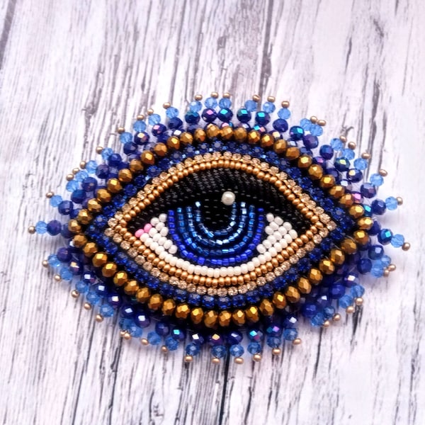 Evil Eye Brooch - Etsy