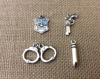 Police charms | Etsy