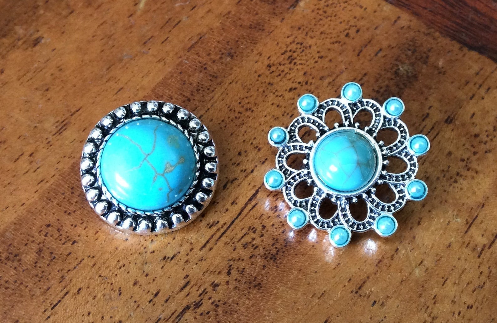 Turquoise Blue Snap for Snap Jewelry, Turquoise Green Snap Button ...