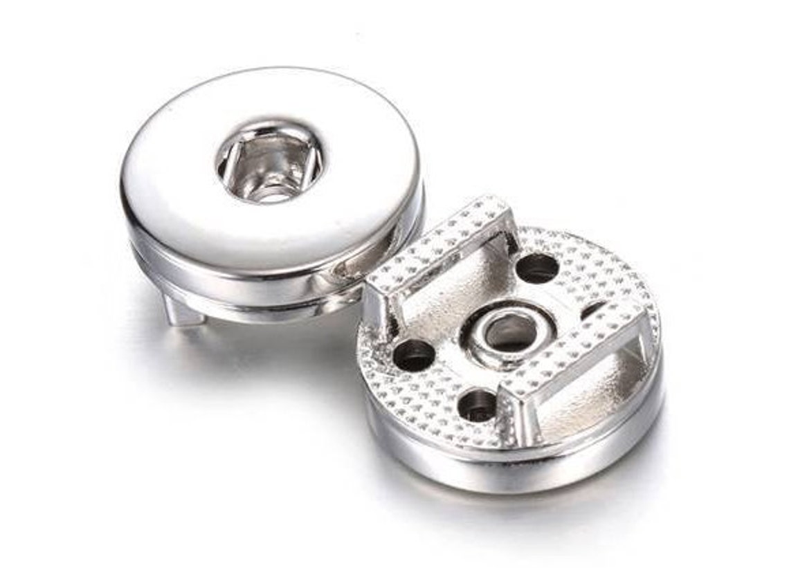 DIY Snap Jewelry 18mm Slide Snap Base for DIY Necklaces and Bracelets ...