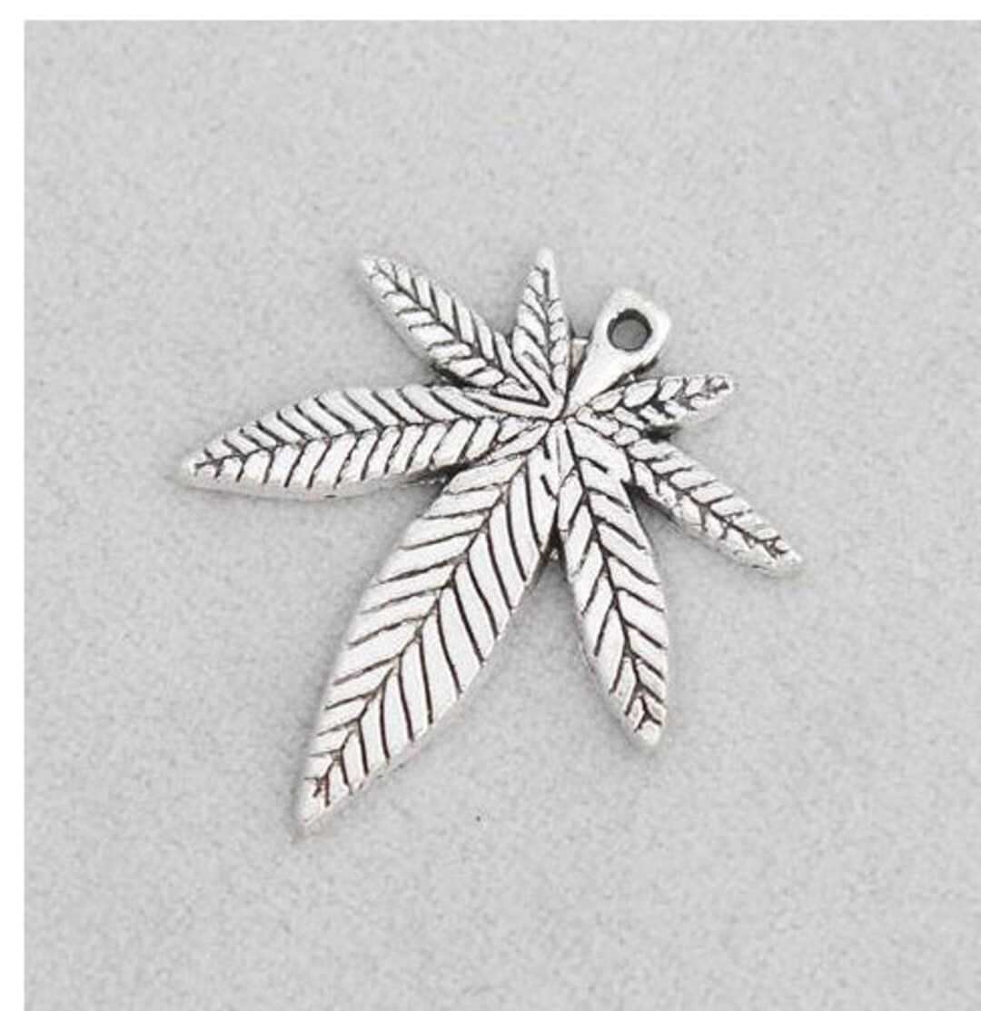 Pot Leaf Charm, Marijuana Leaf, Weed, Cannabis, Hemp, Leaf, Medicinal ...