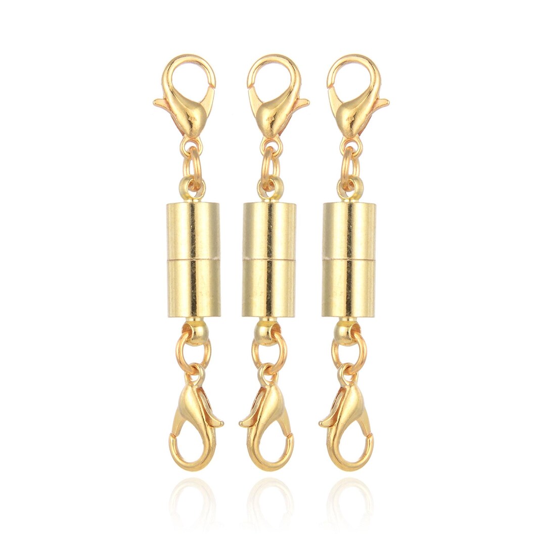 Magnetic Clasp With 2 Lobster Claws, Magnetic Jewelry Conversion Clasp ...