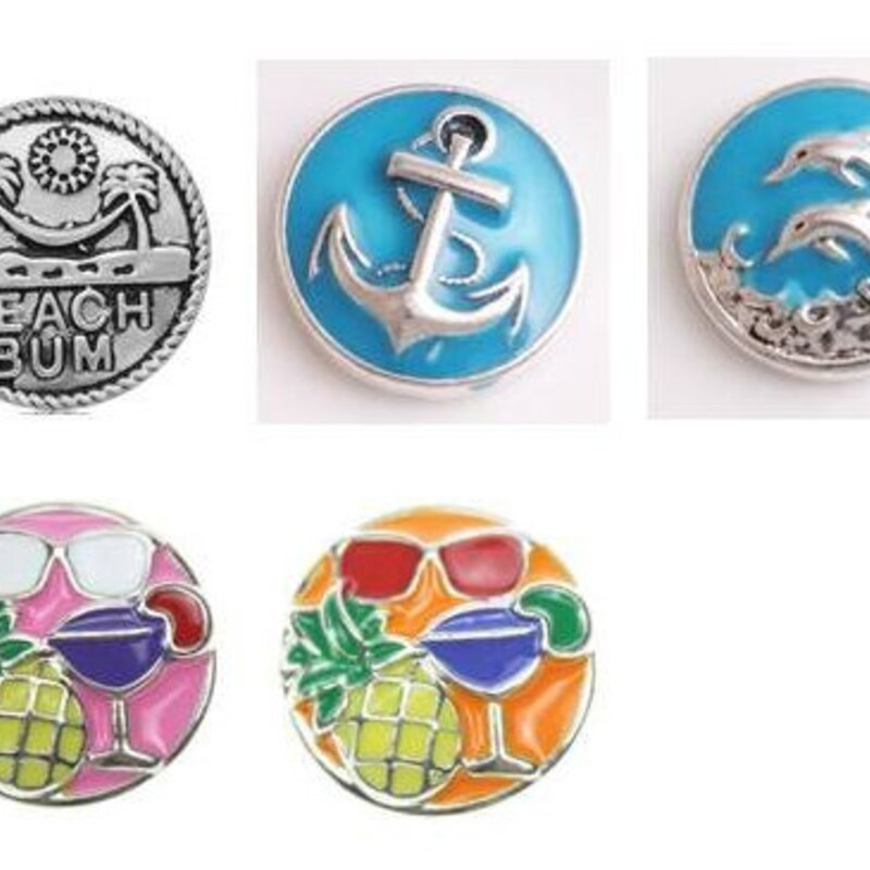 Beach Theme Buttons - Etsy