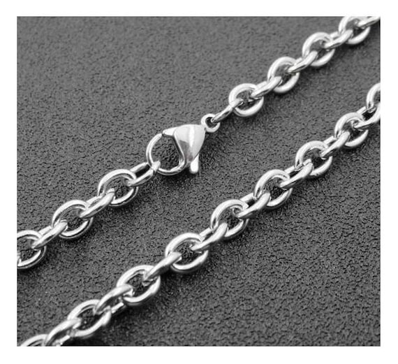 24 Chain or 32 Chain Stainless Steel Necklace | Etsy