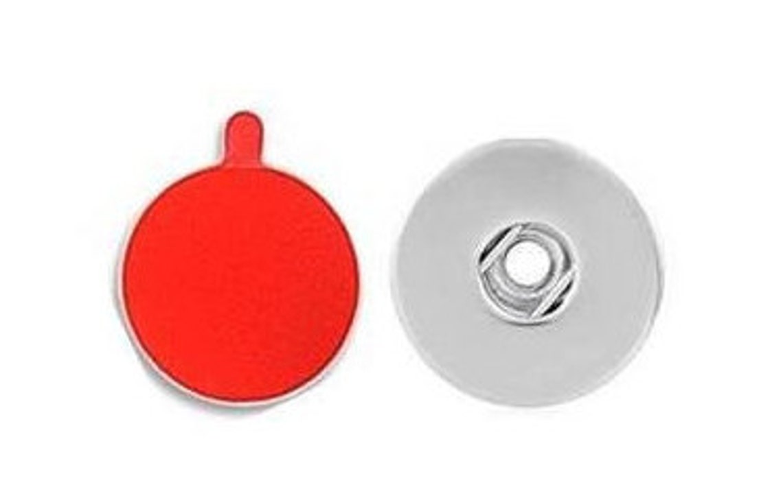 Snap Button Base with Silicone Adhesive Snap Jewelry Base | Etsy