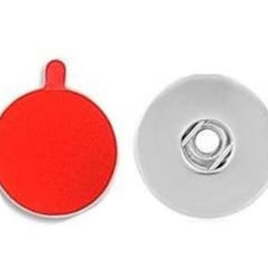 Snap Button Base With Silicone Adhesive Snap Jewelry Base, Adheres to ...
