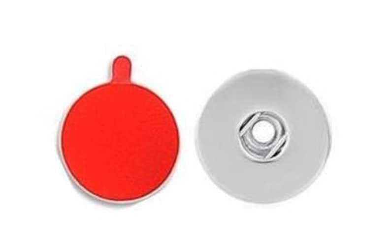 Snap Button Base With Silicone Adhesive Snap Jewelry Base - Etsy